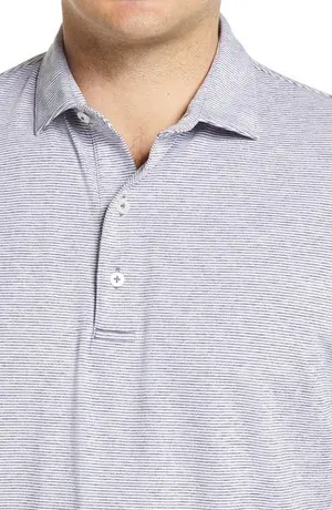 Johnnie-o Lyndon Classic Fit Polo - Heather Twilight