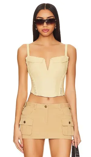 Superdown Leslie Cargo Corset Top