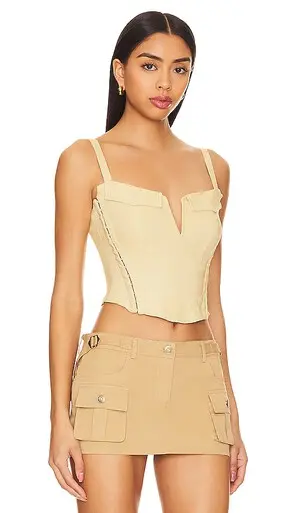 Superdown Leslie Cargo Corset Top