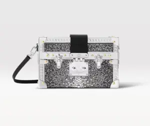LOUIS VUITTON Petite Malle Clutch - Silver