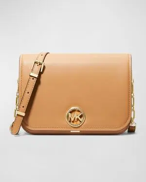 Michael Kors Delancey Leather Crossbody Bag