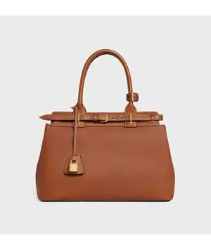 Celine Conti Bag In Natural Calfskin