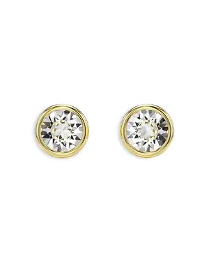 SWAROVSKI Imber Round Cut Stud Earrings - Gold