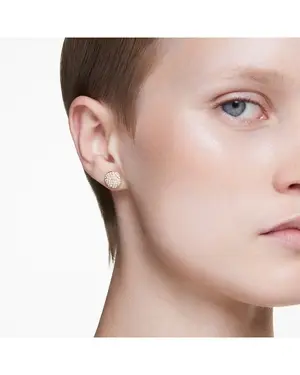 SWAROVSKI Sublima Stud Earrings - Gold