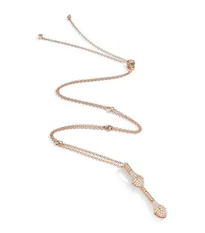 MARLI NEW YORK Cleo Pendant Necklace - Rose Gold