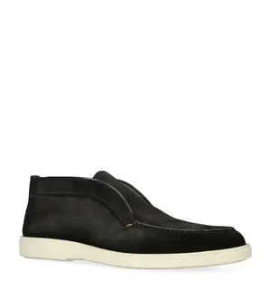 Santoni Detroit Suede Desert Boots