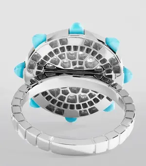 MARLI NEW YORK Gold, Diamond, Sapphire And Chalcedony Statement Ring - White