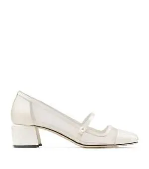 JIMMY CHOO Elisa 45 Leather Mary Jane Pumps