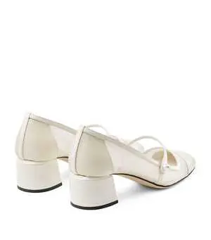 JIMMY CHOO Elisa 45 Leather Mary Jane Pumps