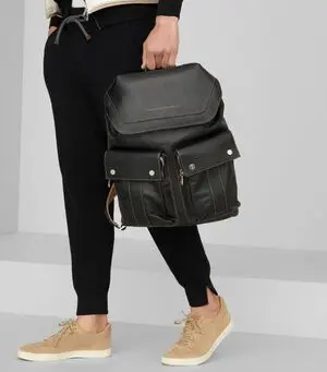 Brunello Cucinelli Leather Backpack