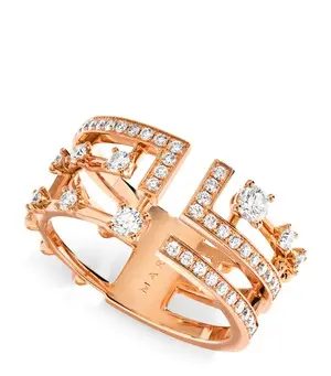 MARLI NEW YORK Avenues Diamond Ring - Rose Gold