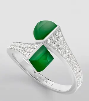 MARLI NEW YORK Cleo Diamond And Agate Ring