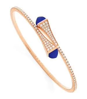 MARLI NEW YORK Diamond And Lapis Lazuli Cleo Midi Bracelet - Rose Gold