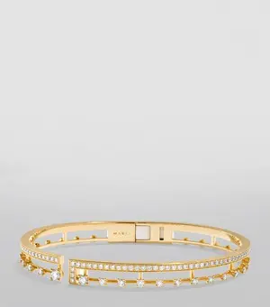 MARLI NEW YORK Avenue Diamond Bangle - Gold
