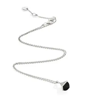 MARLI NEW YORK Mini Cleo Rev Pendant Necklace - White