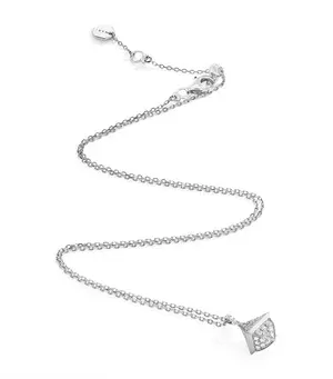 MARLI NEW YORK Mini Cleo Rev Pendant Necklace - White