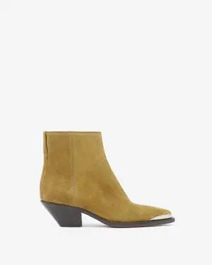 Isabel Marant Adnae Low Boots - Taupe