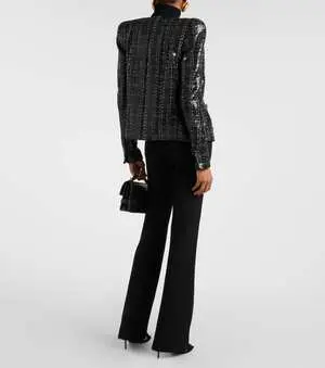 Balmain Sequined Tweed Jacket