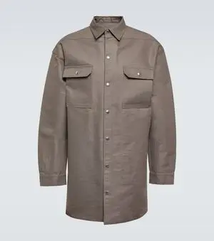 Rick Owens Single Breasted Overshirts For Men