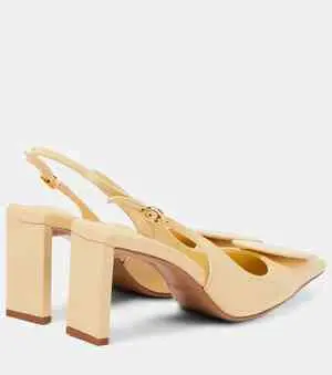 Jacquemus Les Slingbacks Duelo Hautes Slingback Pumps - White