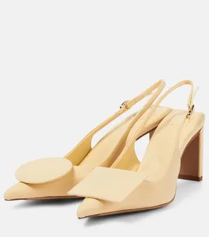 Jacquemus Les Slingbacks Duelo Hautes Slingback Pumps - White