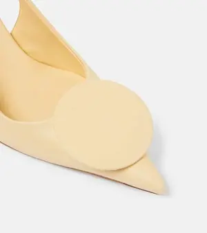 Jacquemus Les Slingbacks Duelo Hautes Slingback Pumps - White