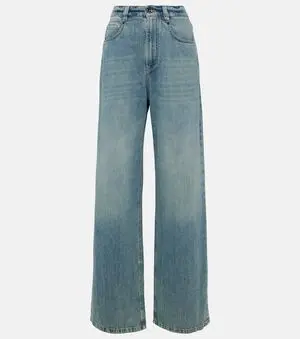 Brunello Cucinelli High-rise Wide-leg Jeans