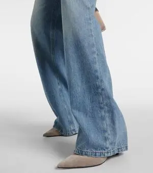 Brunello Cucinelli High-rise Wide-leg Jeans