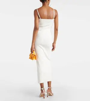 Jacquemus La Robe Sierra Bretelles Midi Dress