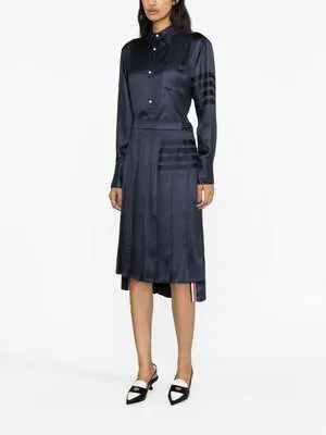 Thom Browne 4-bar Stripe Long-sleeved Shirt