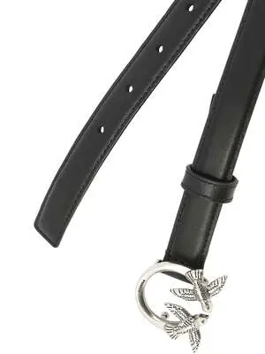Pinko Love Berry Leather Belt