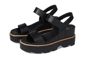 Sorel Black Platform Wedges