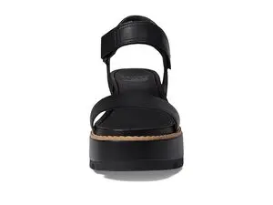 Sorel Joanietm Iv Y Strap Wedge Sandals - Black