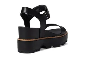 Sorel Joanietm Iv Y Strap Wedge Sandals - Black