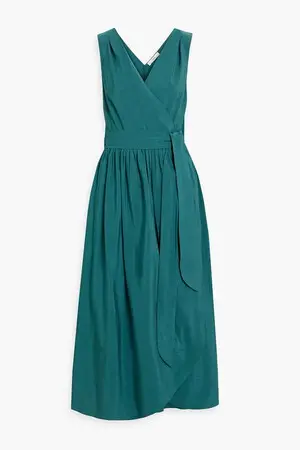 Teal Wrap Dresses