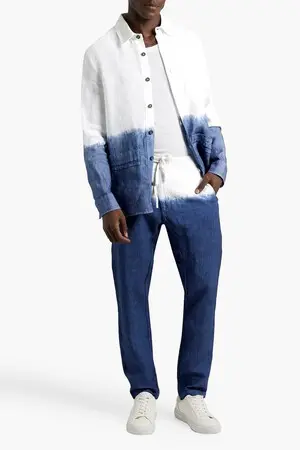 120% Lino Dipdyed Linen Shirt