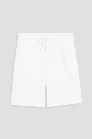 Frescobol Carioca Augusto Jacquard Cotton-terry Shorts - White
