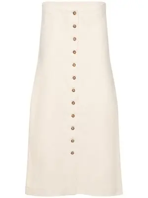 LOULOU STUDIO LOULOU STUDIO Atri Midi Skirt - White