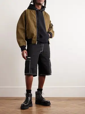 Givenchy Straight-leg Denim Cargo Shorts