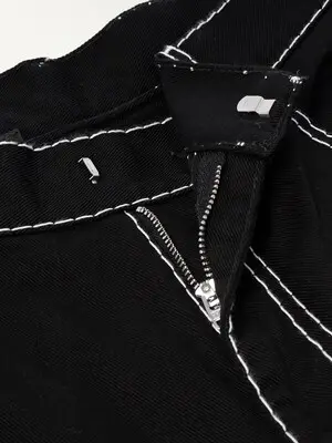 Givenchy Straight-leg Denim Cargo Shorts