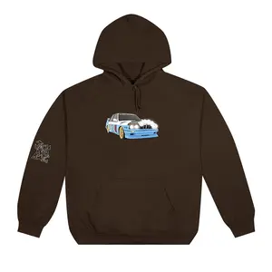 TRAVIS SCOTT Jackboys Vehicle Hoodie V - Brown