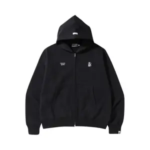 A BATHING APE Ursus Loose Fit Zip Up Hoodie - Black