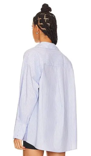 Lioness Boyfriend Shirt In Blue