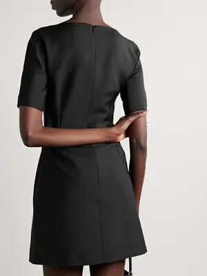 Givenchy Embellished Wool And Mohair-blend Mini Dress