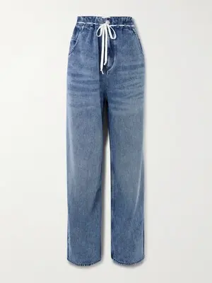 Paper Bag Waist Jeans For Women