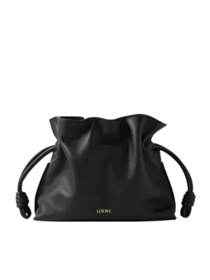 Loewe Flamenco Mini Leather Bag - Black