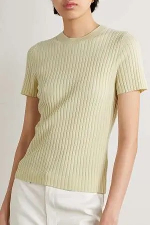 Loro Piana Ribbed Cashmere Sweater - Cream