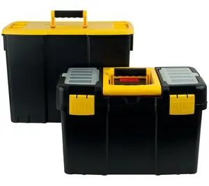 STALWART Portable Tool Box W/wheels Stackable Tool Chest