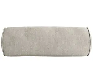 SORRA HOME Textured Indoor Corded 16' Bolster P Illow - One-color