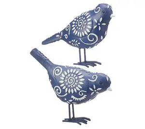 VALERIE PARR HILL Blooms Bird 8.5' Set Of 2 Valerie - One-color